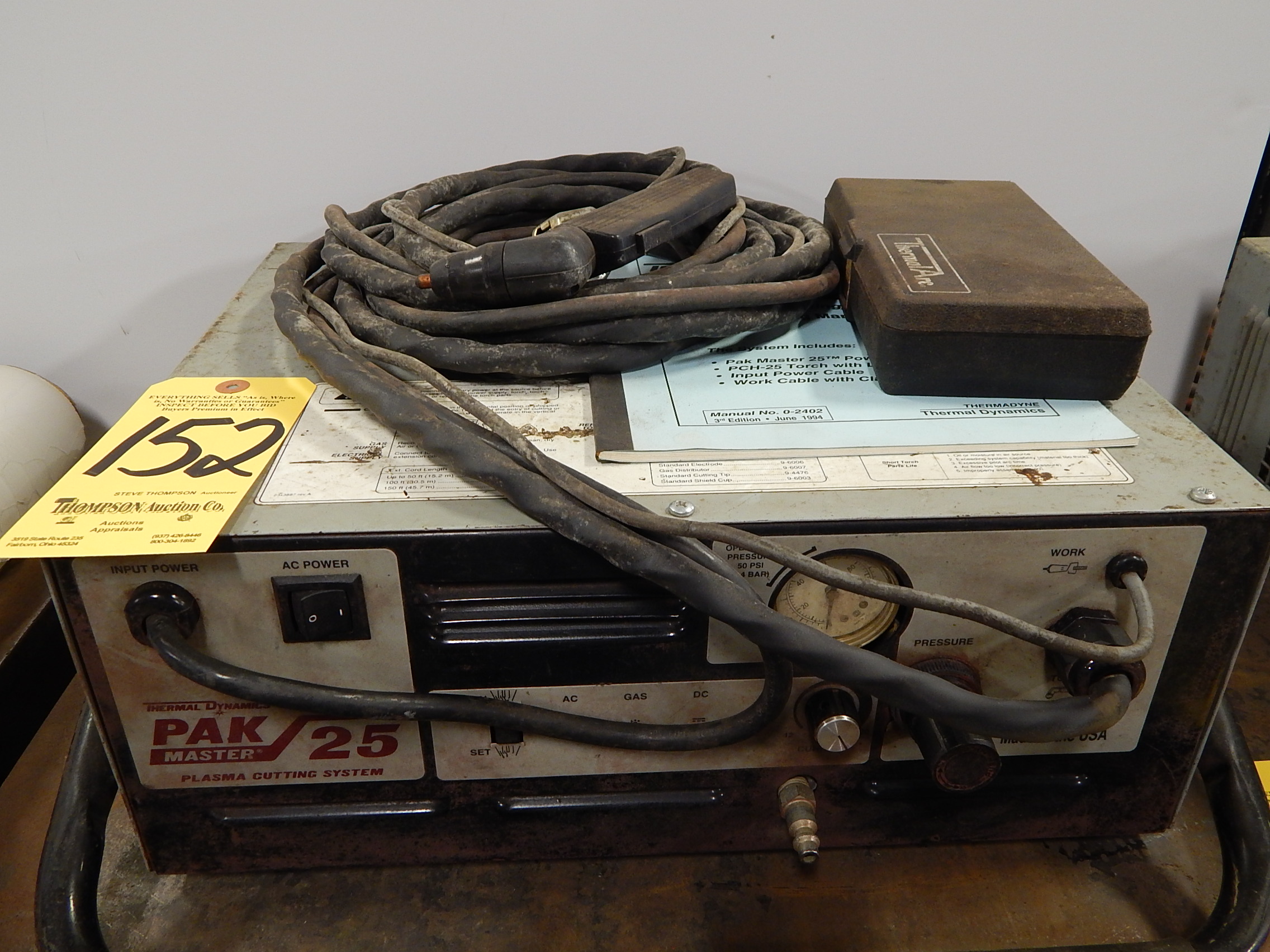 Thermal Dynamics Pak Master 25 Plasma Cutter