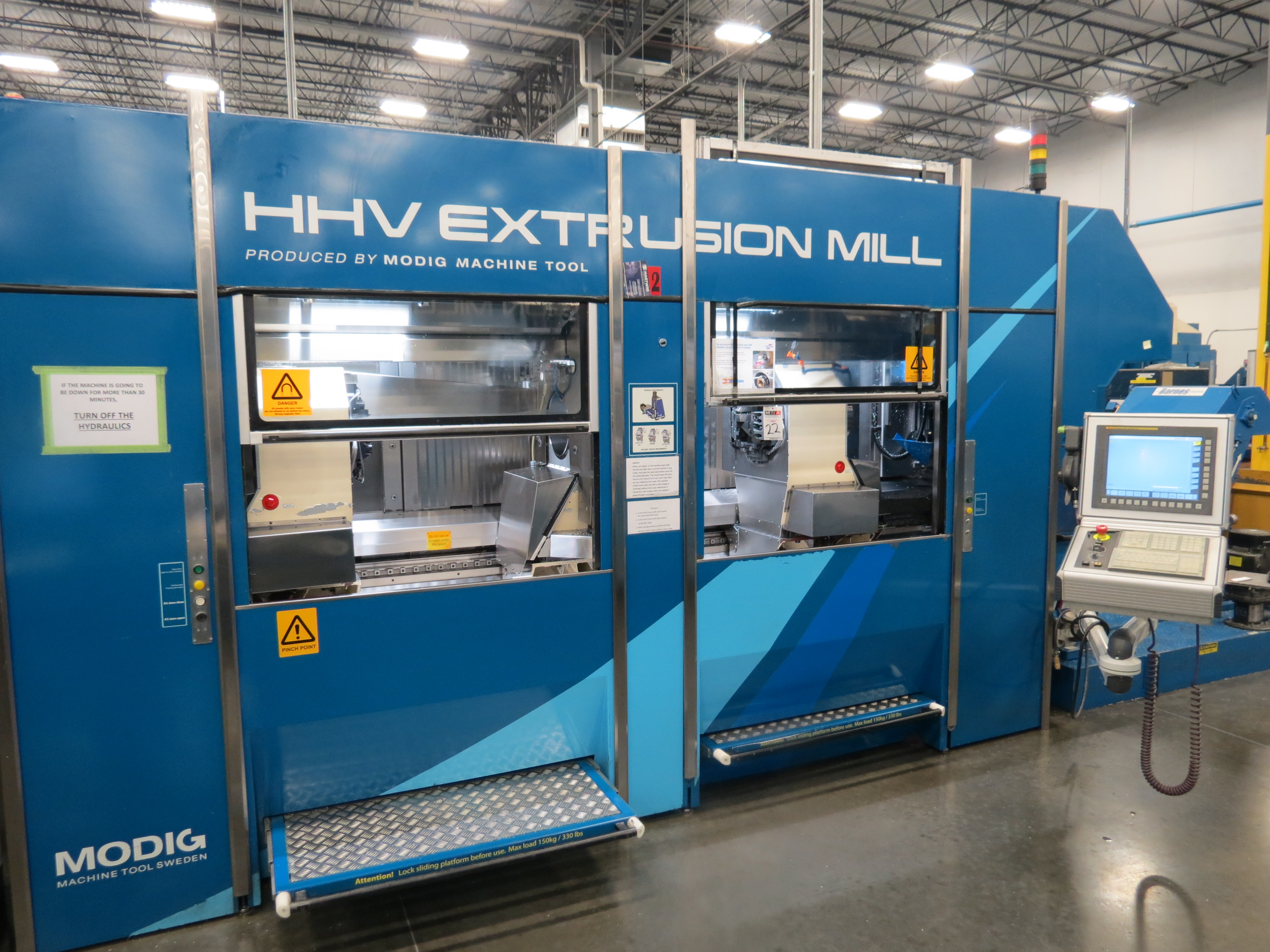 Modig HHV 4-Axis High Speed CNC Extrusion Machining Center, Fanuc 30i ...