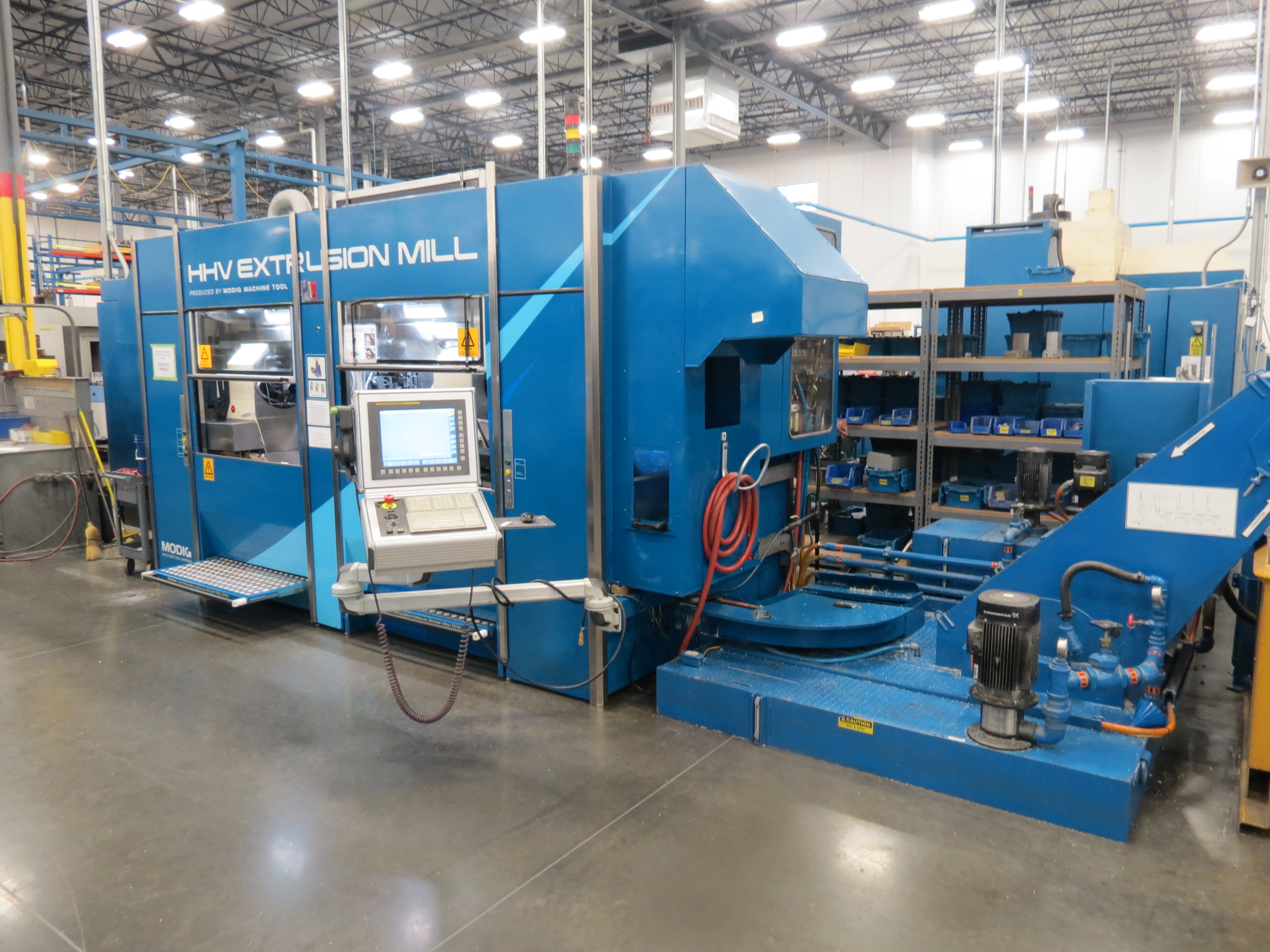 Modig HHV 4-Axis High Speed CNC Extrusion Machining Center, Fanuc 30i ...
