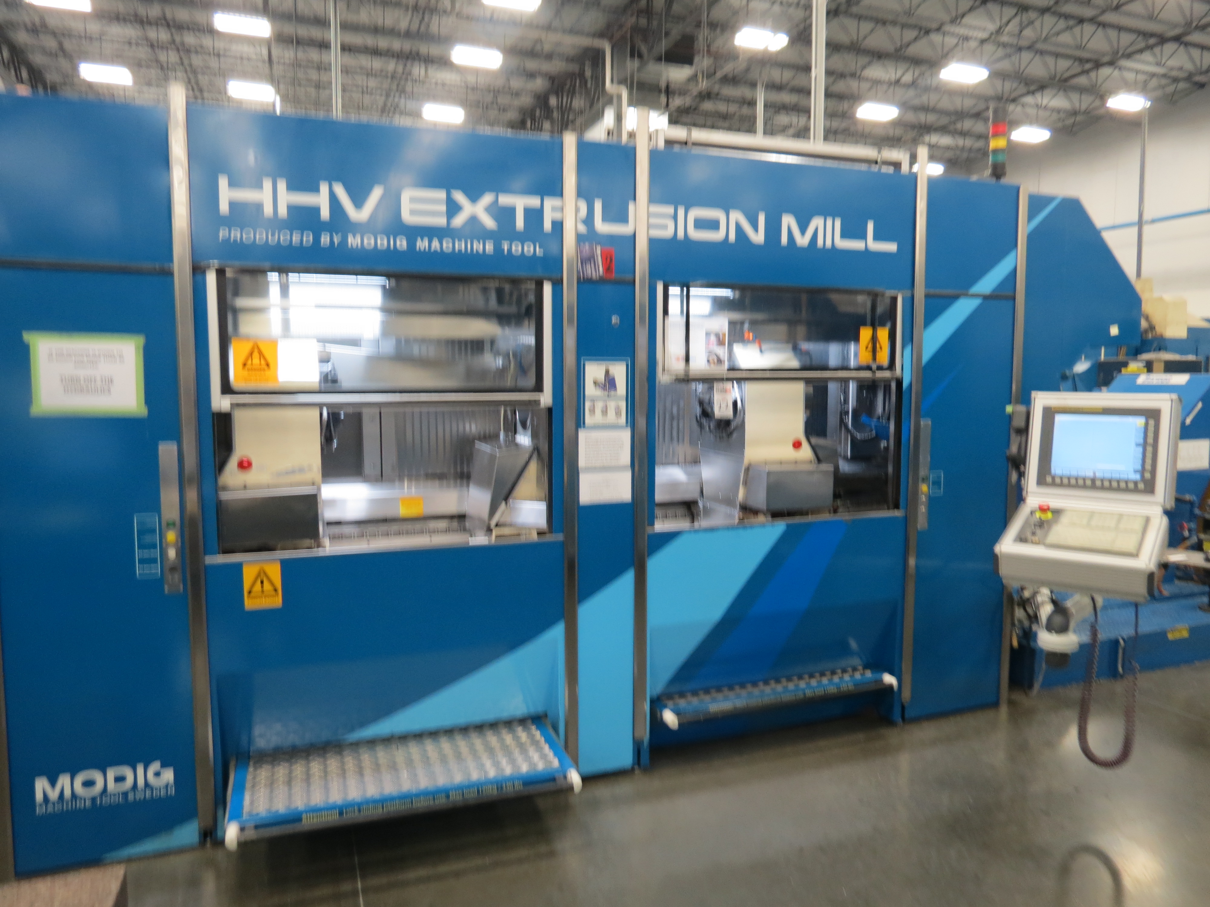 Modig HHV 4-Axis High Speed CNC Extrusion Machining Center, Fanuc 30i ...
