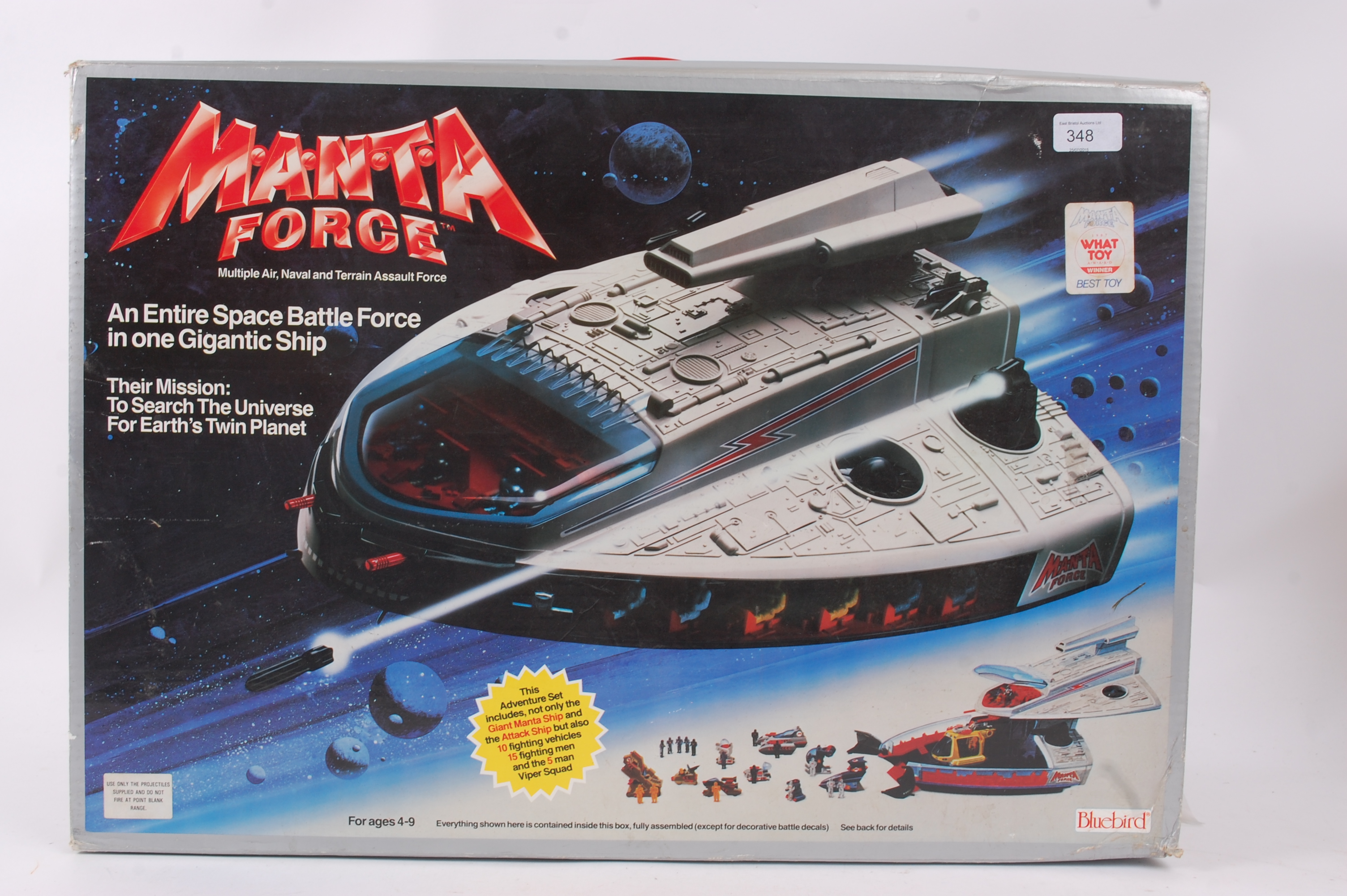 MANTA FORCE; An original Manta Force by Bluebird boxed Gigantic Ship ...