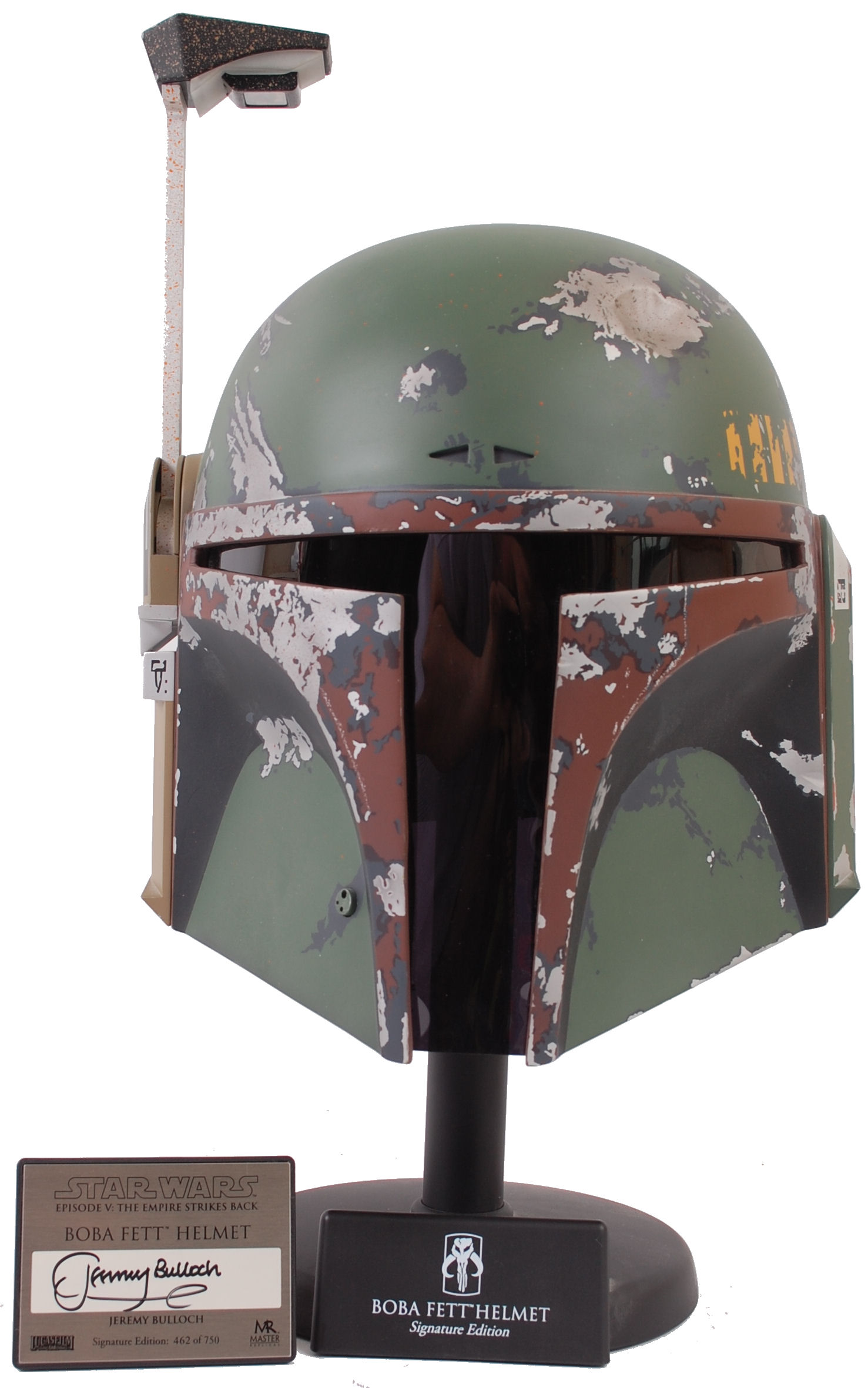 MASTER REPLICAS 1:1 SCALE STAR WARS HELMET; Boba Fett, Signature ...