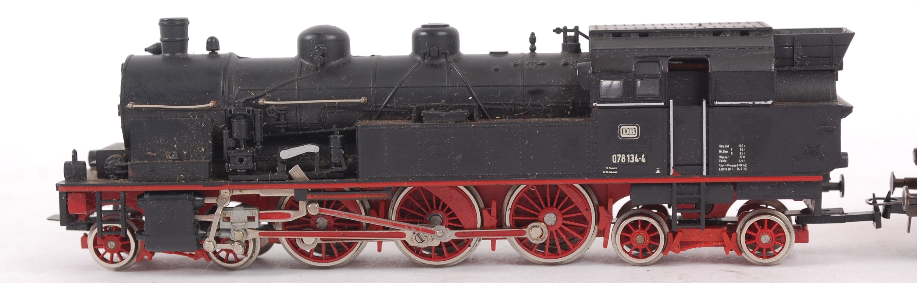 LILIPUT; Original Liliput HO gauge 078134-4 No. 7804 Steam Tank railway ...