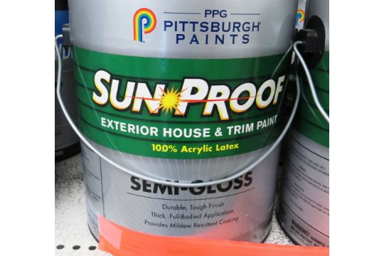 PITTSBURGH PAINTS (PPG) SUNPROOF EXTERIOR SEMI-GLOSS - 100% ACRYLIC ...