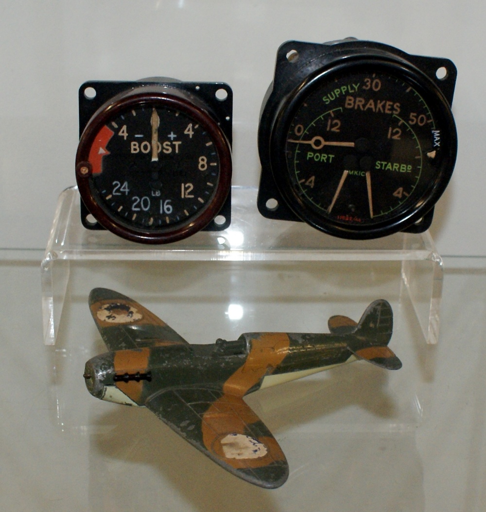 2 Spitfire Gauges including 24lb boost gauge fitted to the later ...