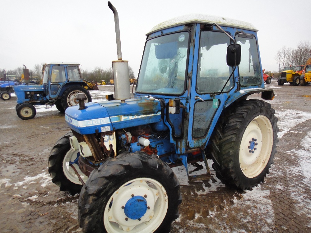 Ford 4610 4wd Tractor V5 will be supplied. Reg No. HVL 848Y Ser No B524109