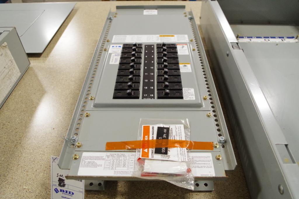 ETN Commercial Electrical Indoor Service Panel w/ Enclosure & Keyed ...