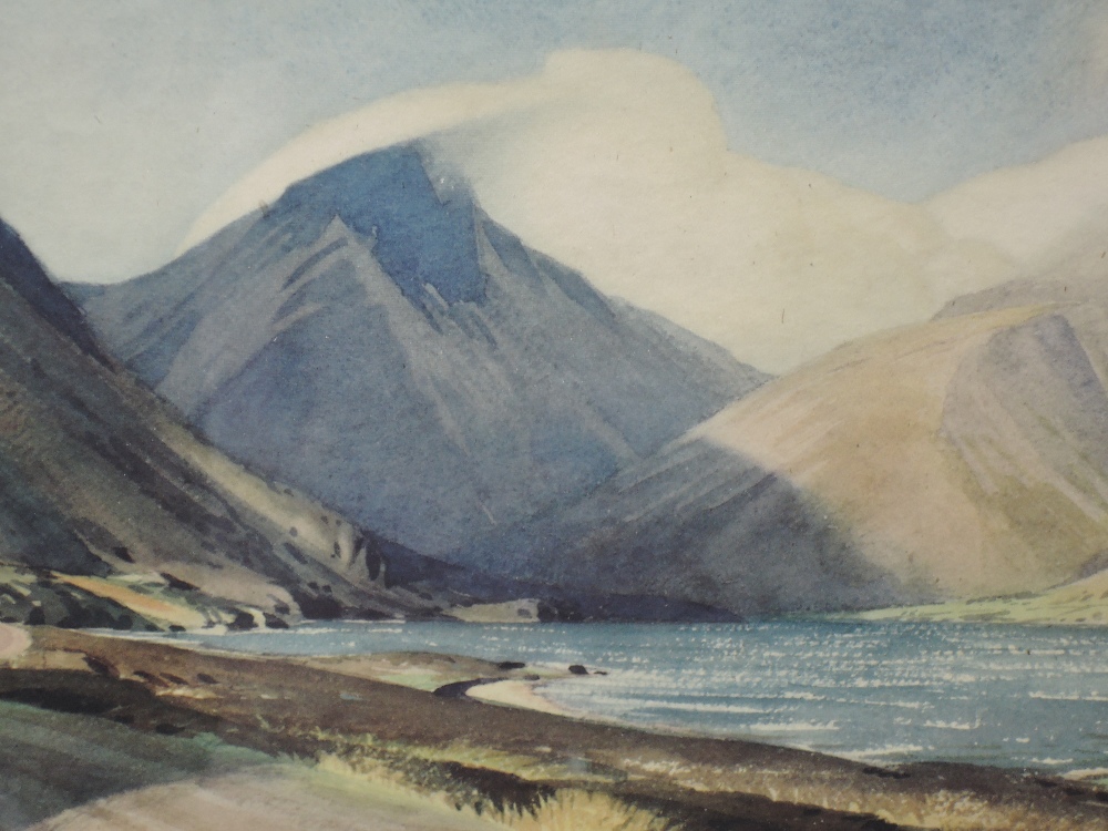 A print after William Heaton Cooper, Wind and Sun, Wastwater, signed ...