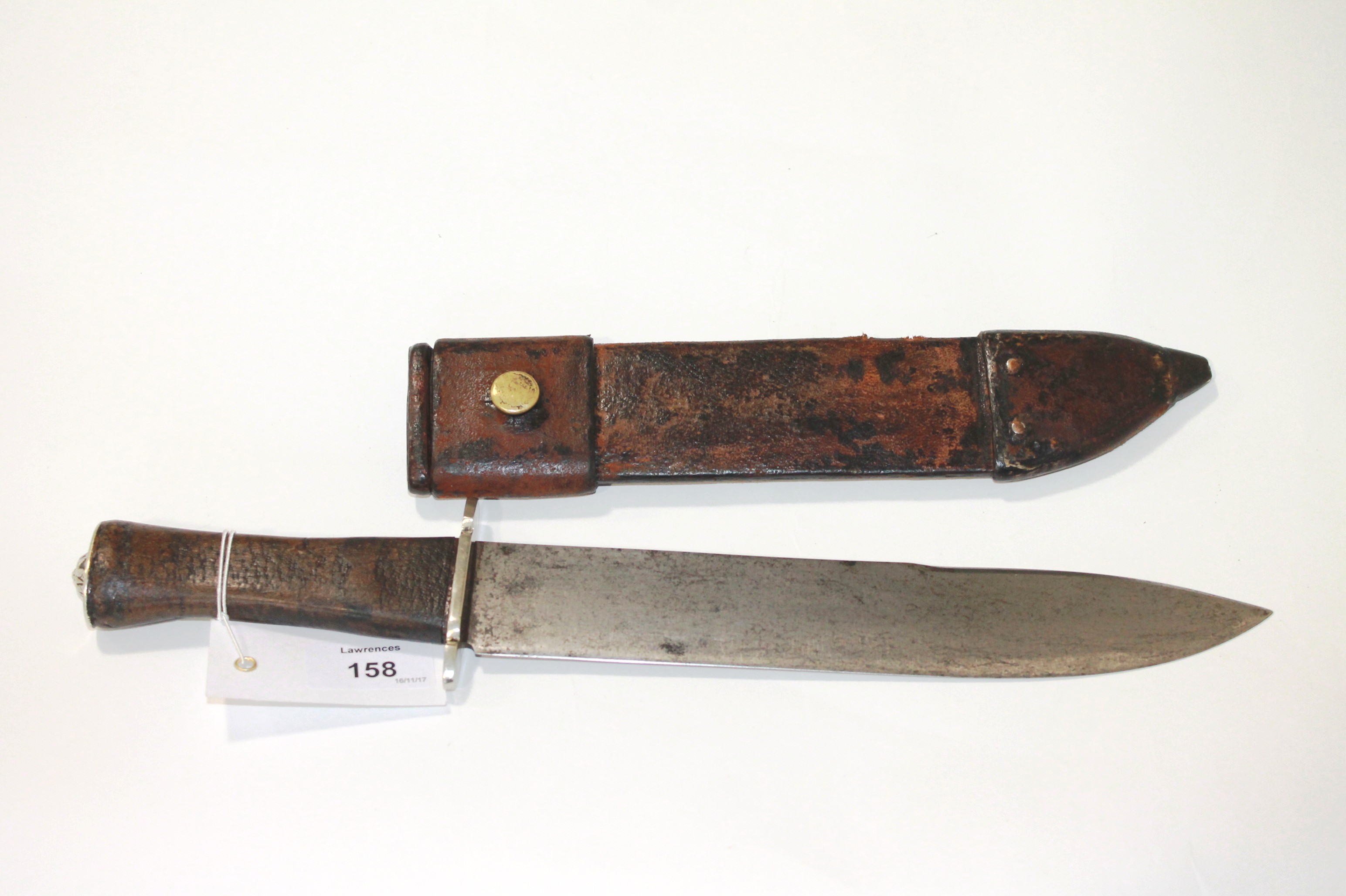 A SHEFFIELD MADE BOWIE KNIFE A Christopher Johnson & Co , Sheffield ...