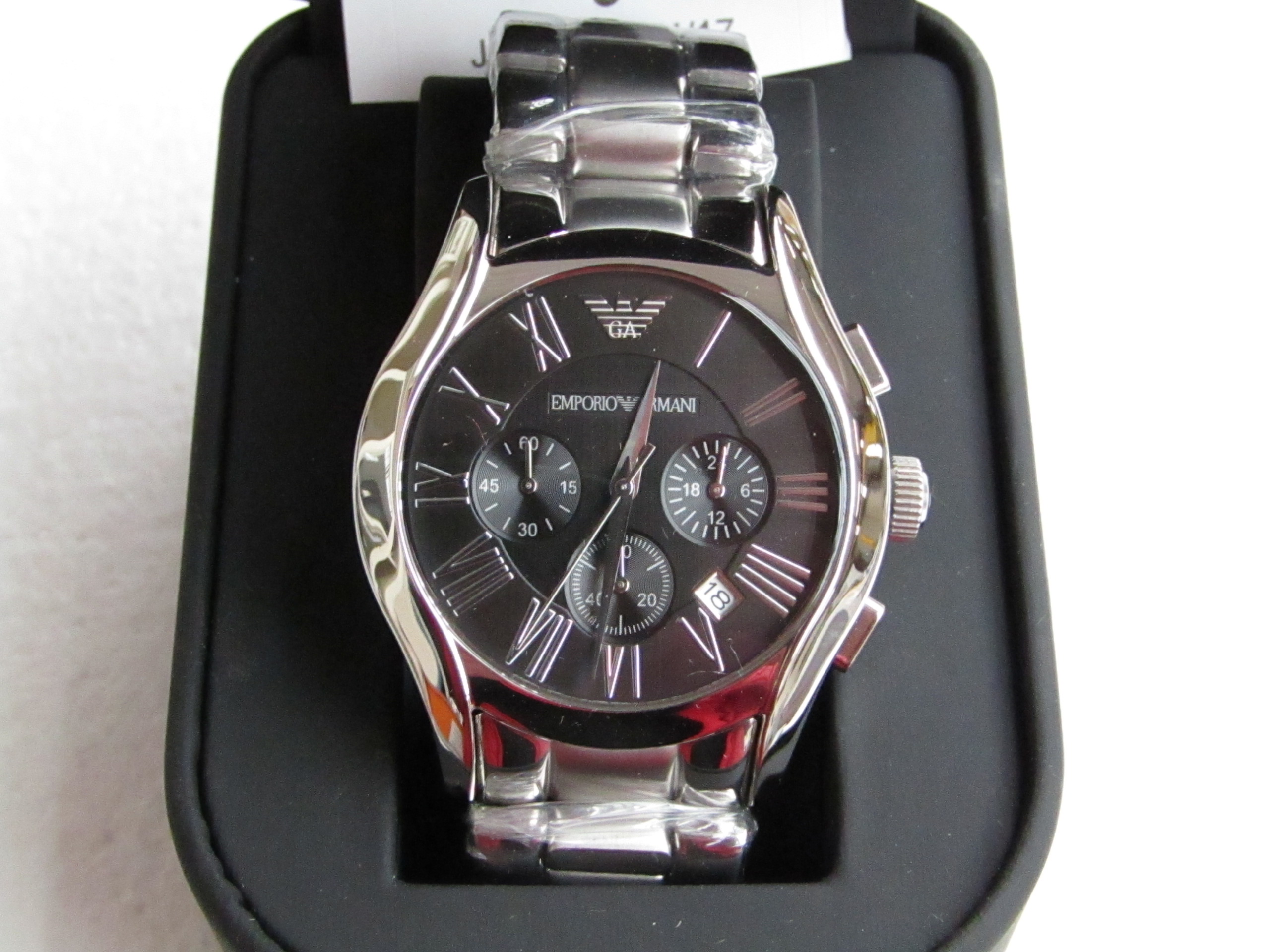 Emporio Armani AR0673 watch, new and ticking in presentation box.