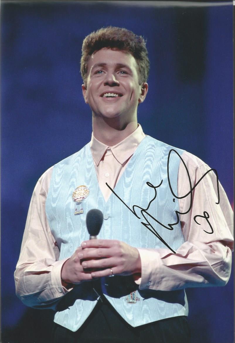 Michael Ball autographed colour 8x12 photograph. Singer, best known for ...