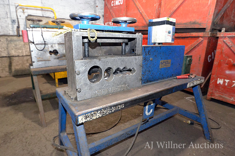 Strip-Tec Model 5000 wire stripper, s/n 104