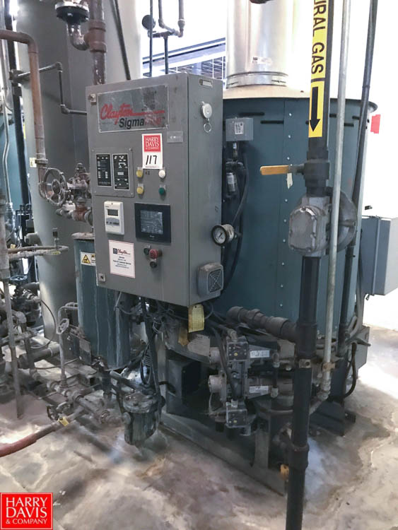 Clayton Sigma Fire 100 HP Steam Generator, Model: SFG-106 M-1, S/N ...