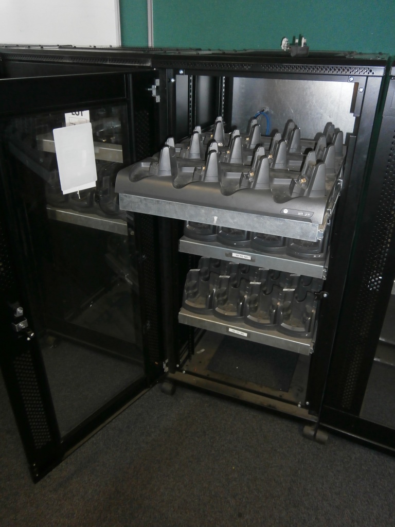 3 scanner charging cabinets (Located at Unit 1, Warrington South ...
