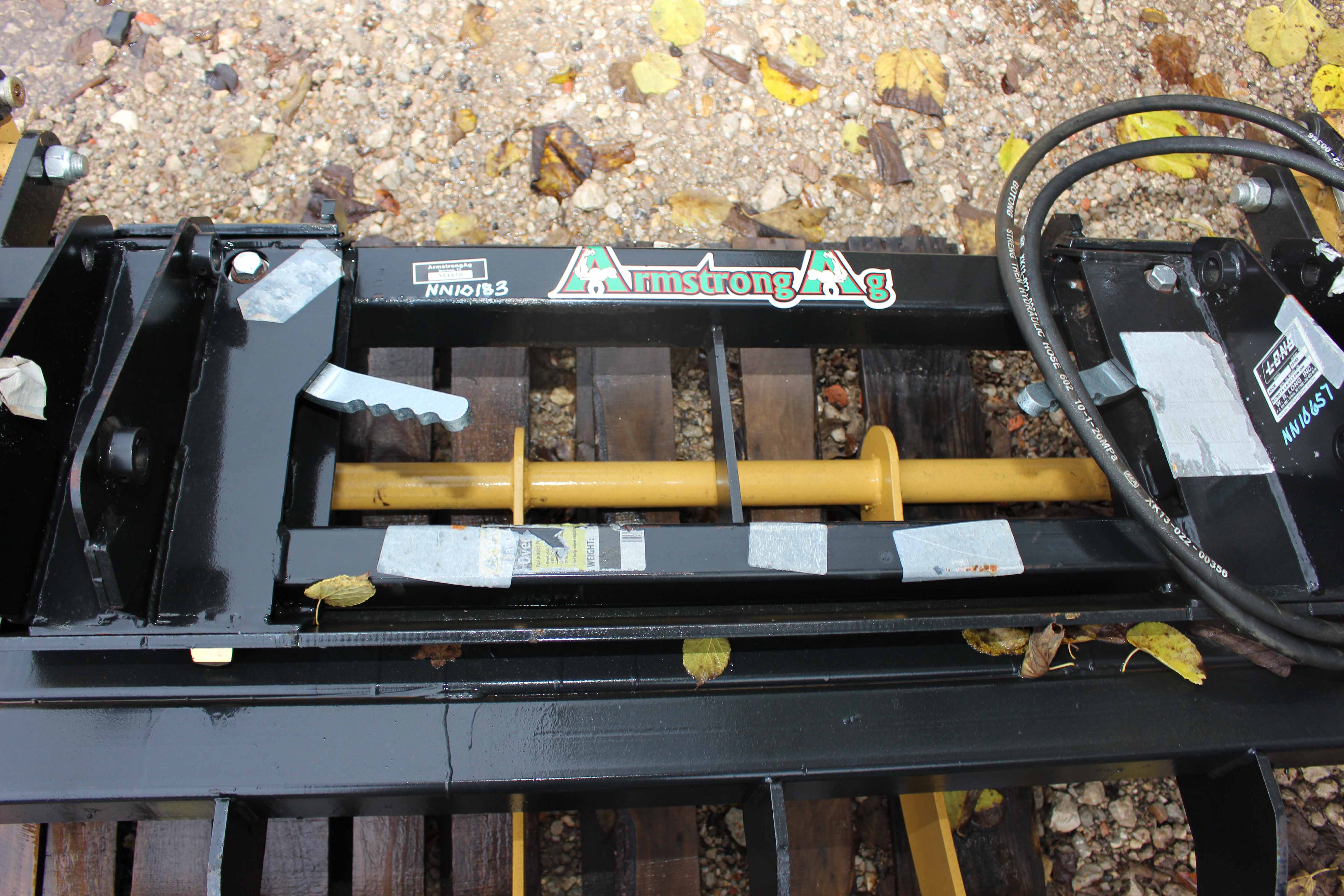 GRAPPLE ATTACHMENT ARM, ARMSTRONG AG MDL. APUM, S/N 35368 (Location O ...