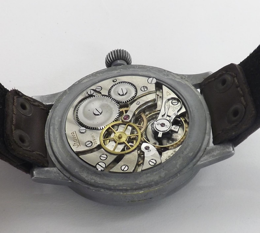 Rare WWII German Luftwaffe Pilot's 'B-Uhr' watch, ref. 127, the ...