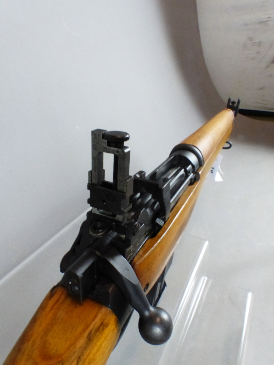 RIFLE. ARMALON LTD. 9mm BOLT ACTION CARBINE CONVERSION OF ENFIELD RIFLE ...