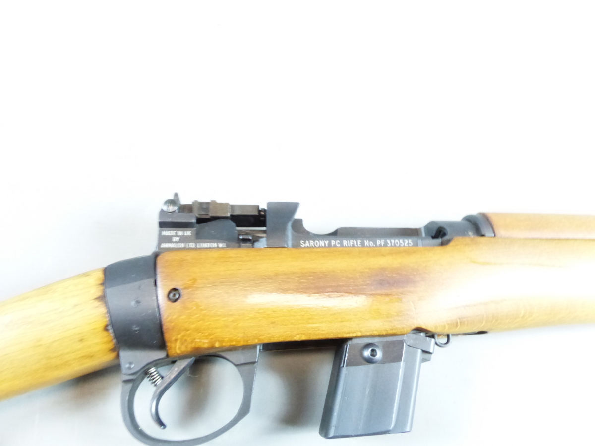 RIFLE. ARMALON LTD. 9mm BOLT ACTION CARBINE CONVERSION OF ENFIELD RIFLE ...