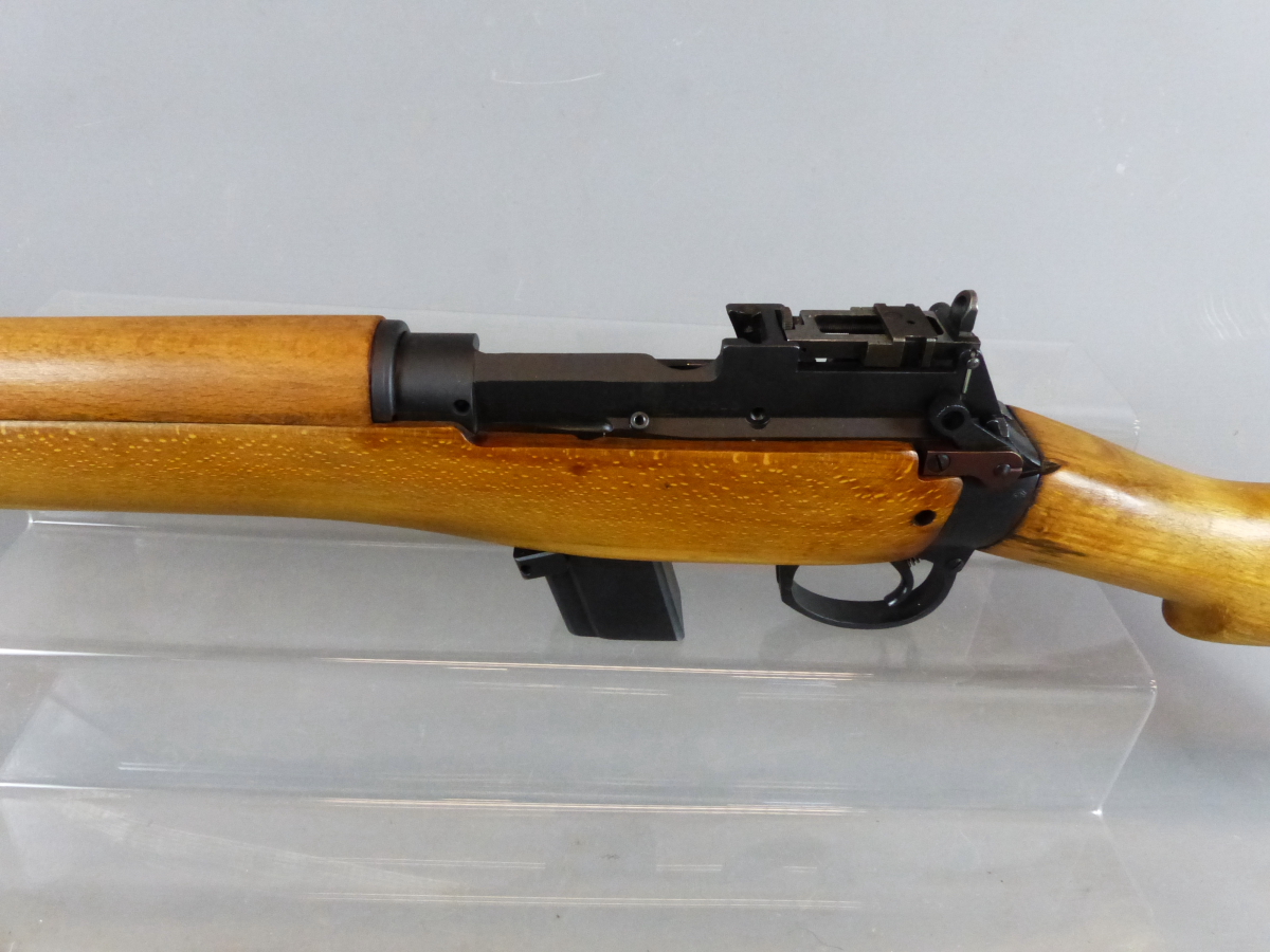 RIFLE. ARMALON LTD. 9mm BOLT ACTION CARBINE CONVERSION OF ENFIELD RIFLE ...