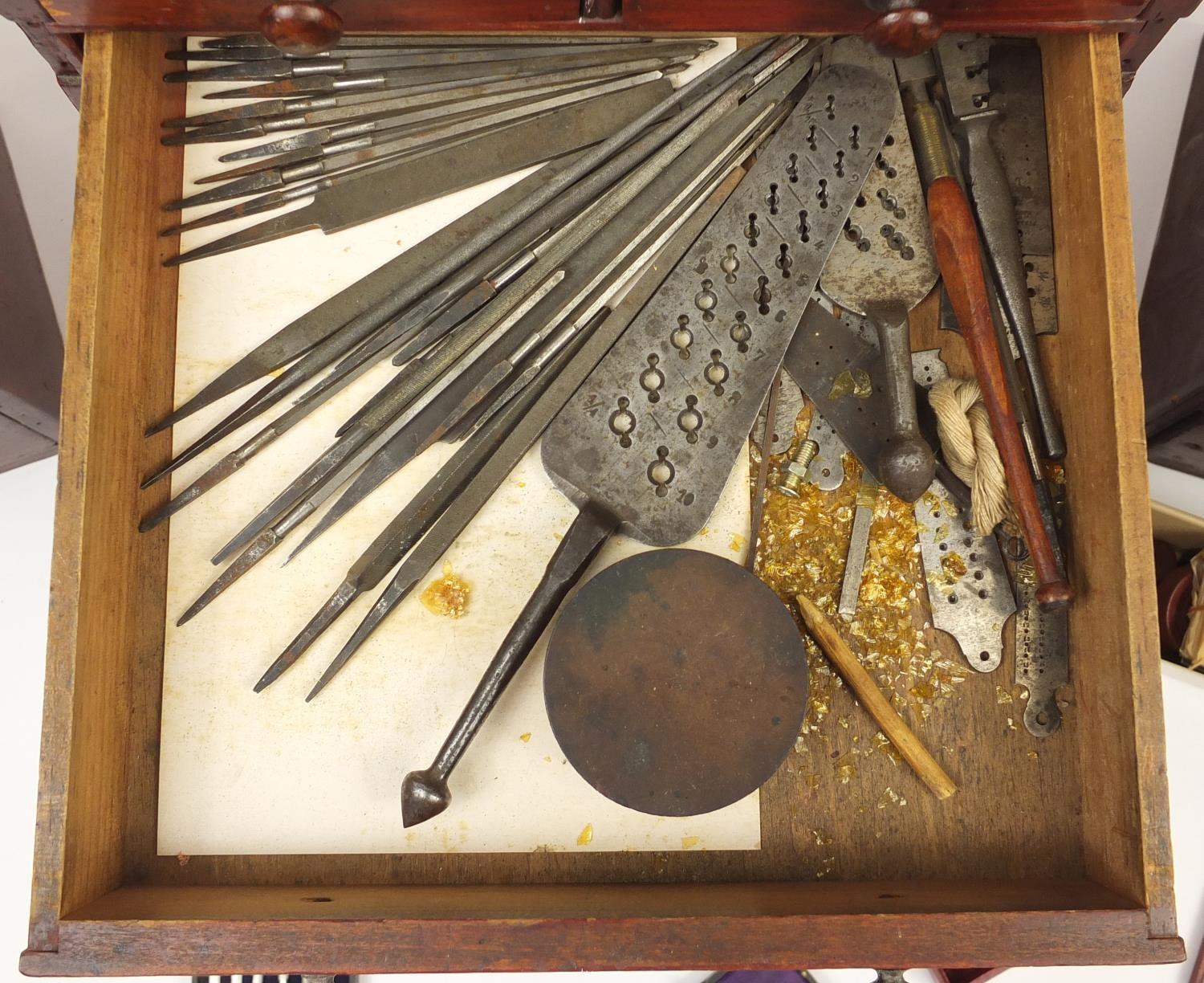 Large Collection Of Vintage Watch Makers Precision Tools Parts And large-collection-of-vintage-watch-makers-precision-tools-parts-and