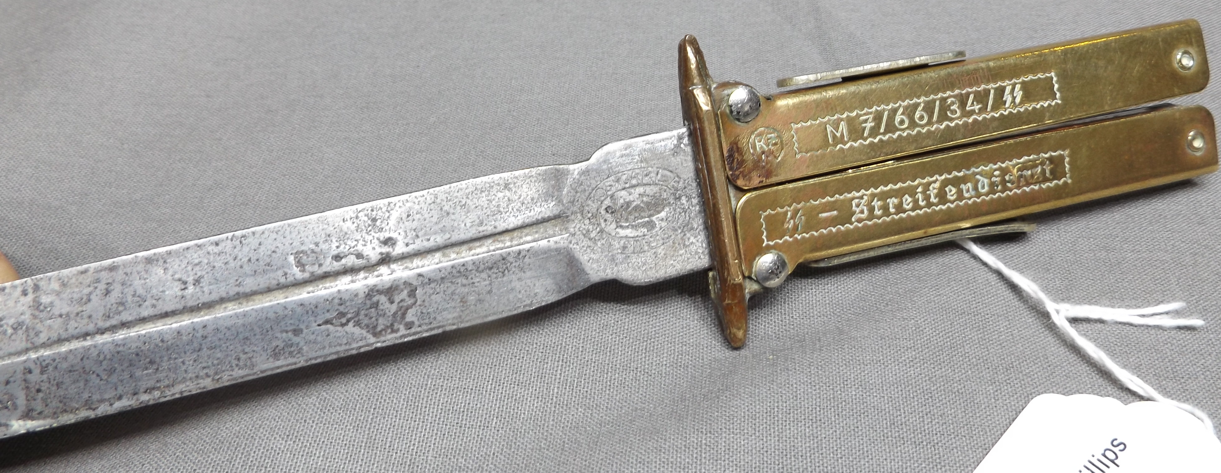 German SS Folding Knife with Luftwaffe Emblems