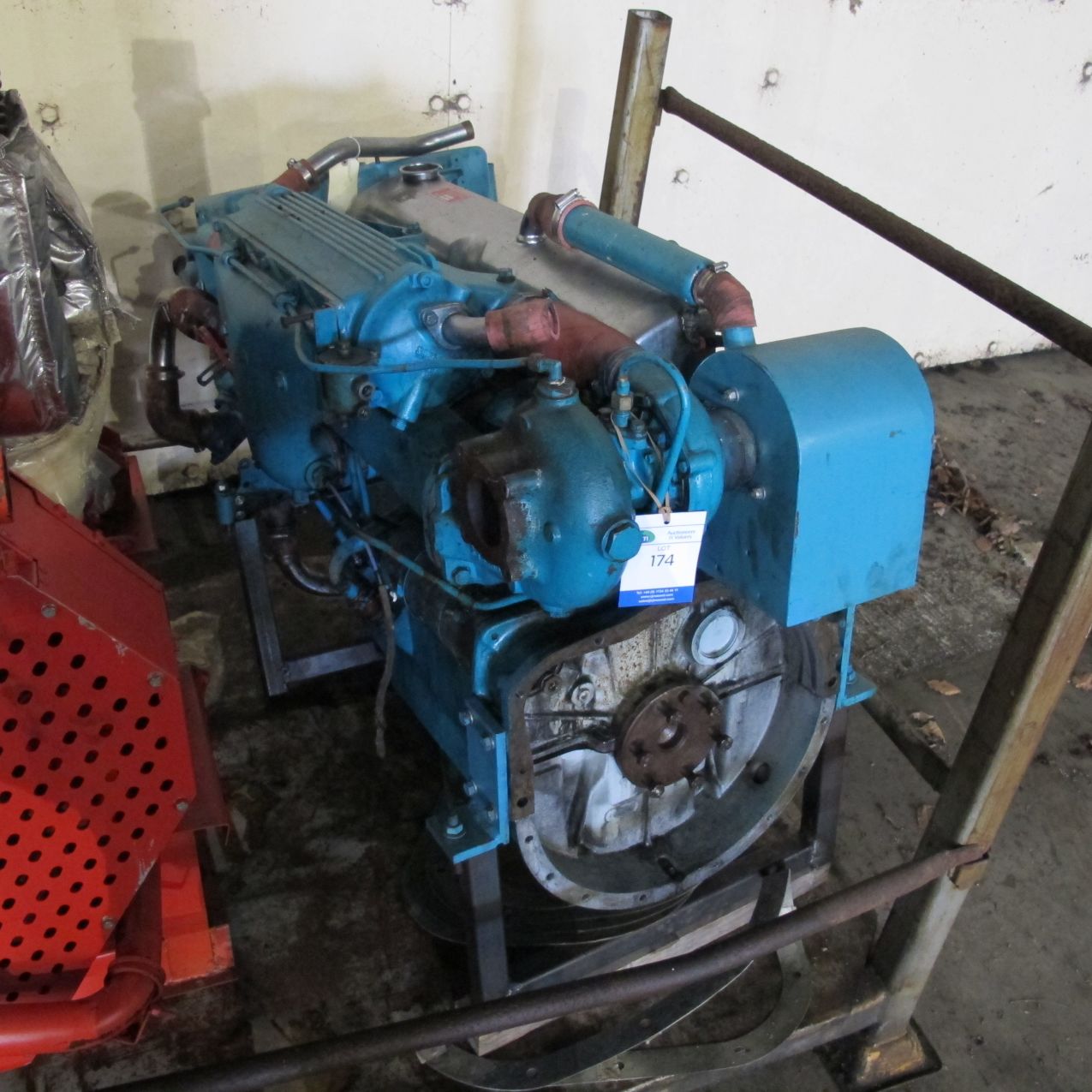* Diesel Engine Marine; Ford Sabre 6 cylinder turbo, used (stillage not ...