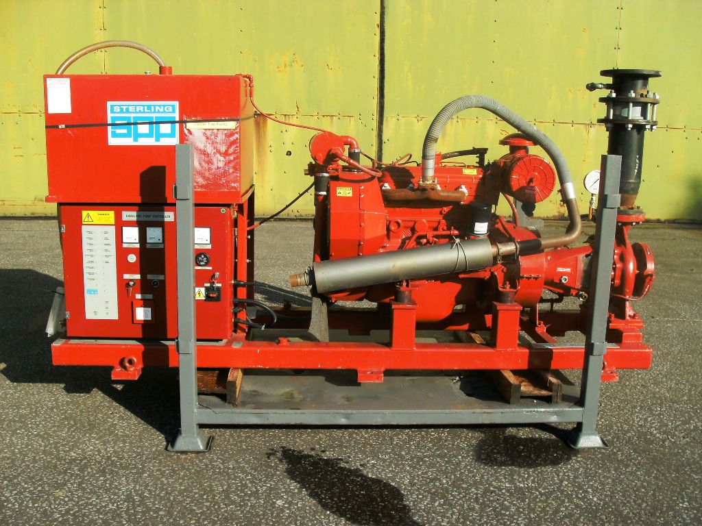 * Diesel Engined Water pump; Iveco 8041 4cyl non turbo, SPP Pump, Model ...