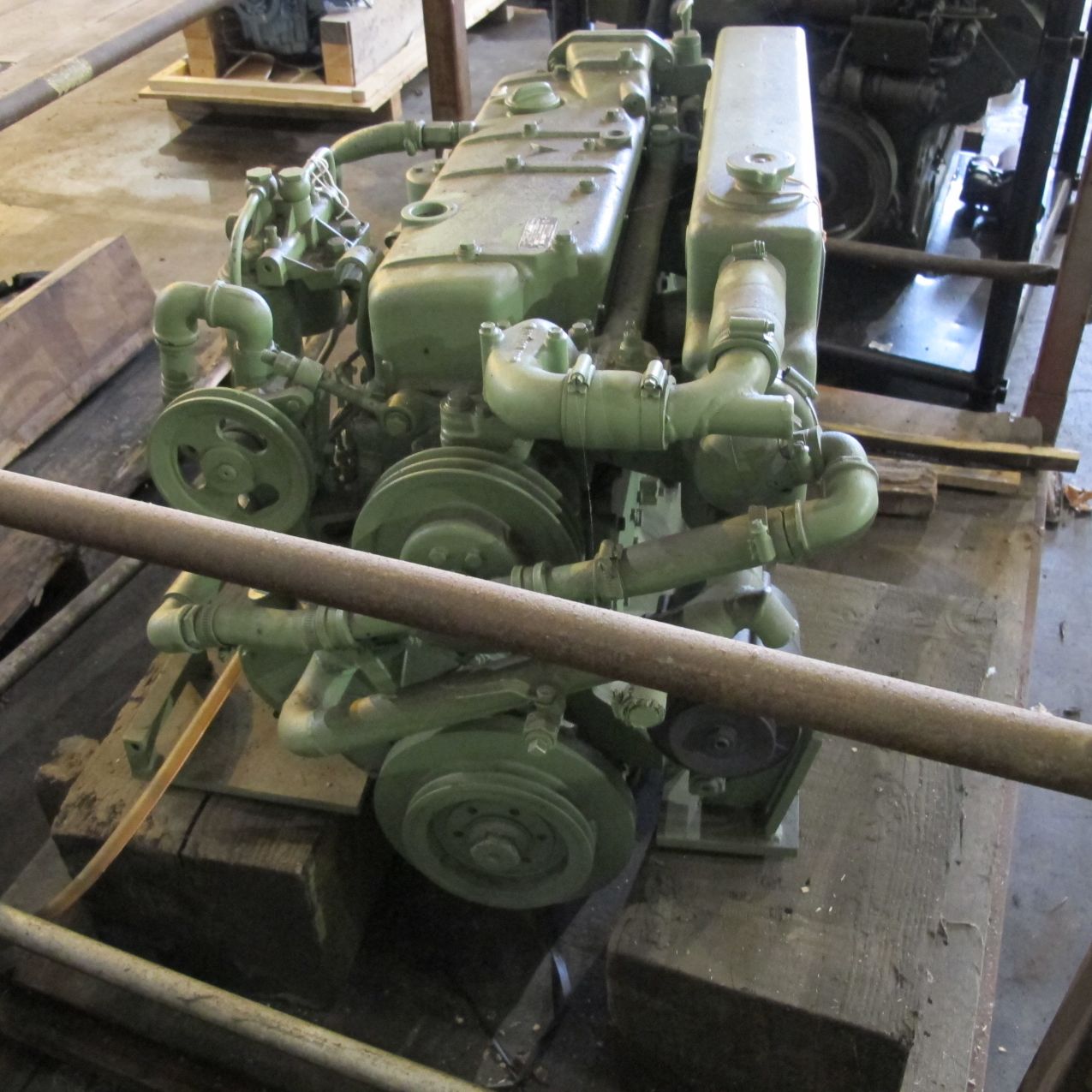 * Diesel Engine Marine; Mercedes OM352 6cyl c/w Hurth gearbox, Model ...