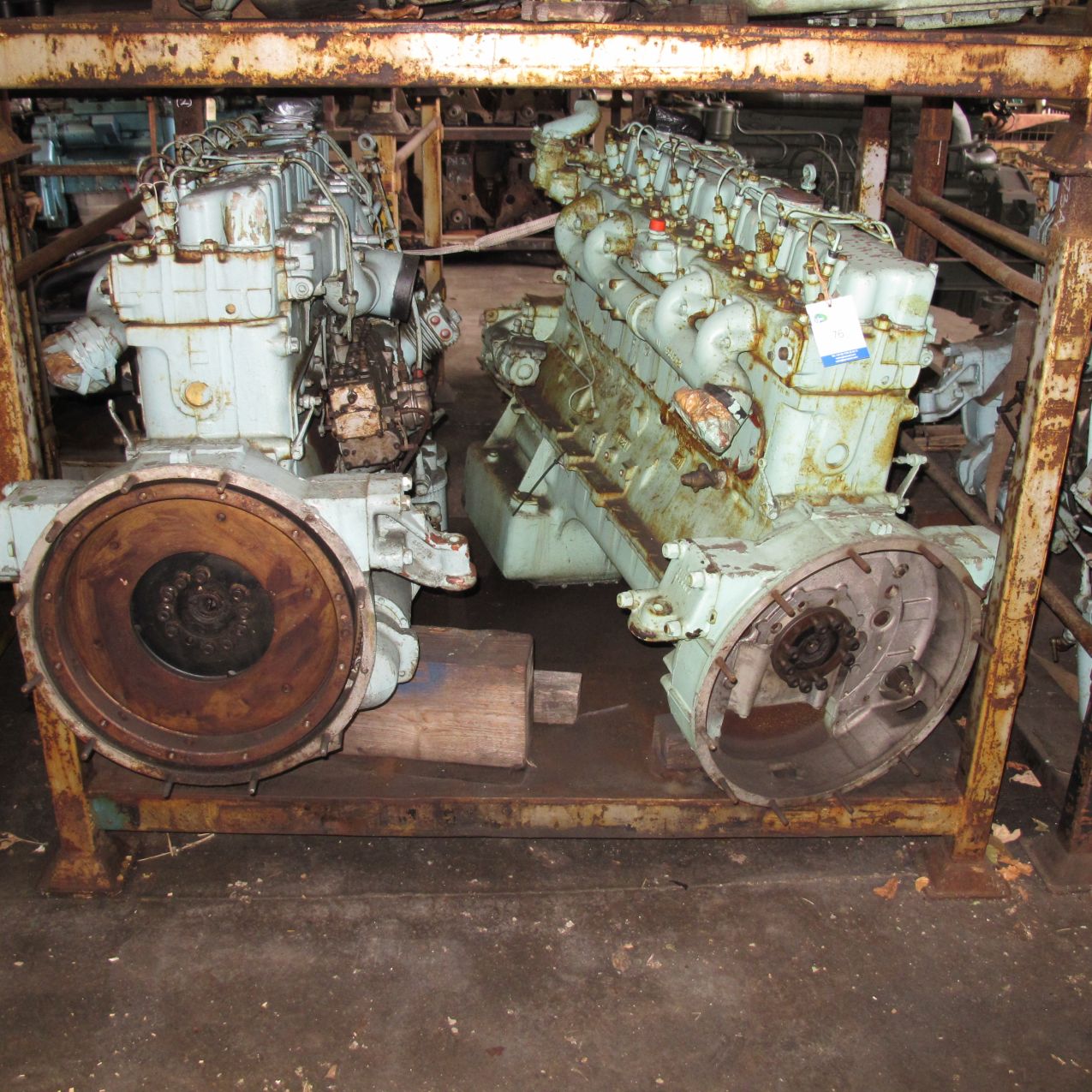 * Diesel Engine AEC 760 Militant (LHD) reconditioned Qty 2 (stillage ...