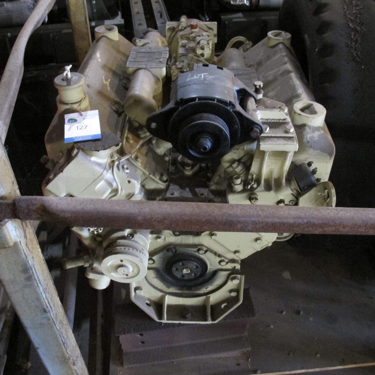 * Diesel Engine Cummins 504 V8 8 cylinder non turbo, ex stand by