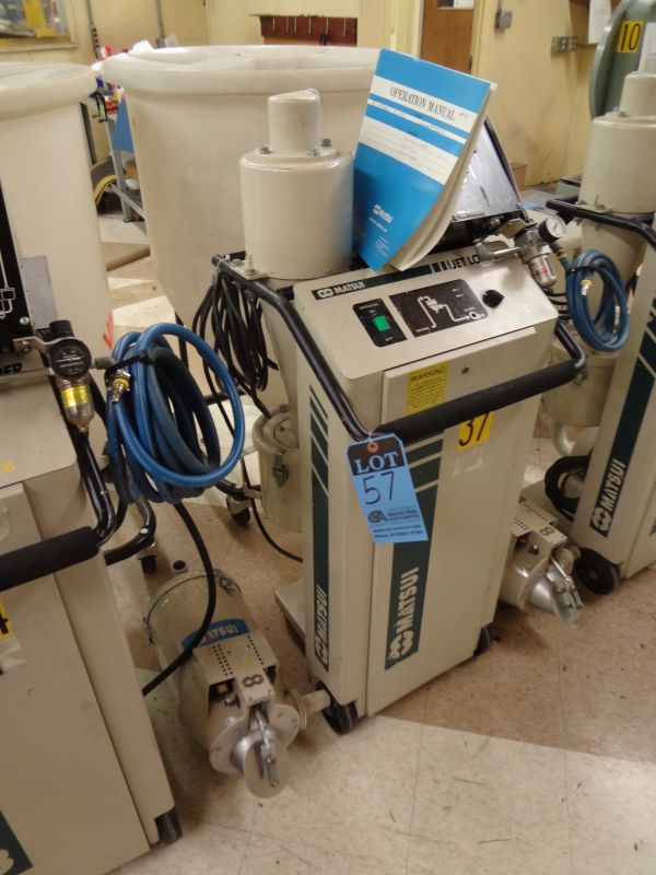 MATSUI MODEL JL4VC JET LOADER VACUUM LOADING SYSTEM; S/N A380, WITH JSV ...