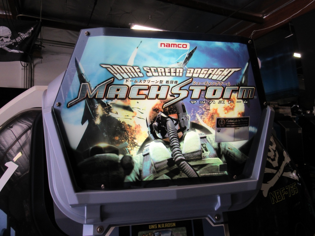 MACH STORM DX DOME JET FIGHTER ARCADE NAMCO Item is in used condition ...