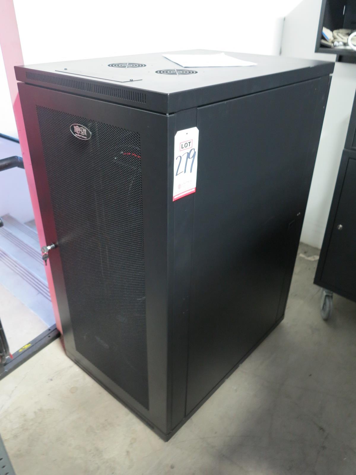 TRIPP-LITE SERVER CABINET, MODEL SR24UB, 24U SMARTRACK ENCLOSURE
