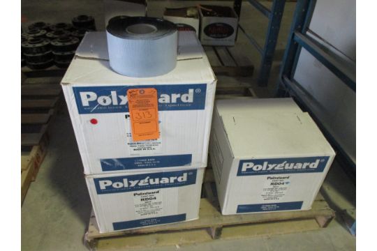 LOT OF (3) BOXES POLYGUARD RD04-RD-6 TAPE; (2) BOXES POLYGUARD RD02-RD6 ...