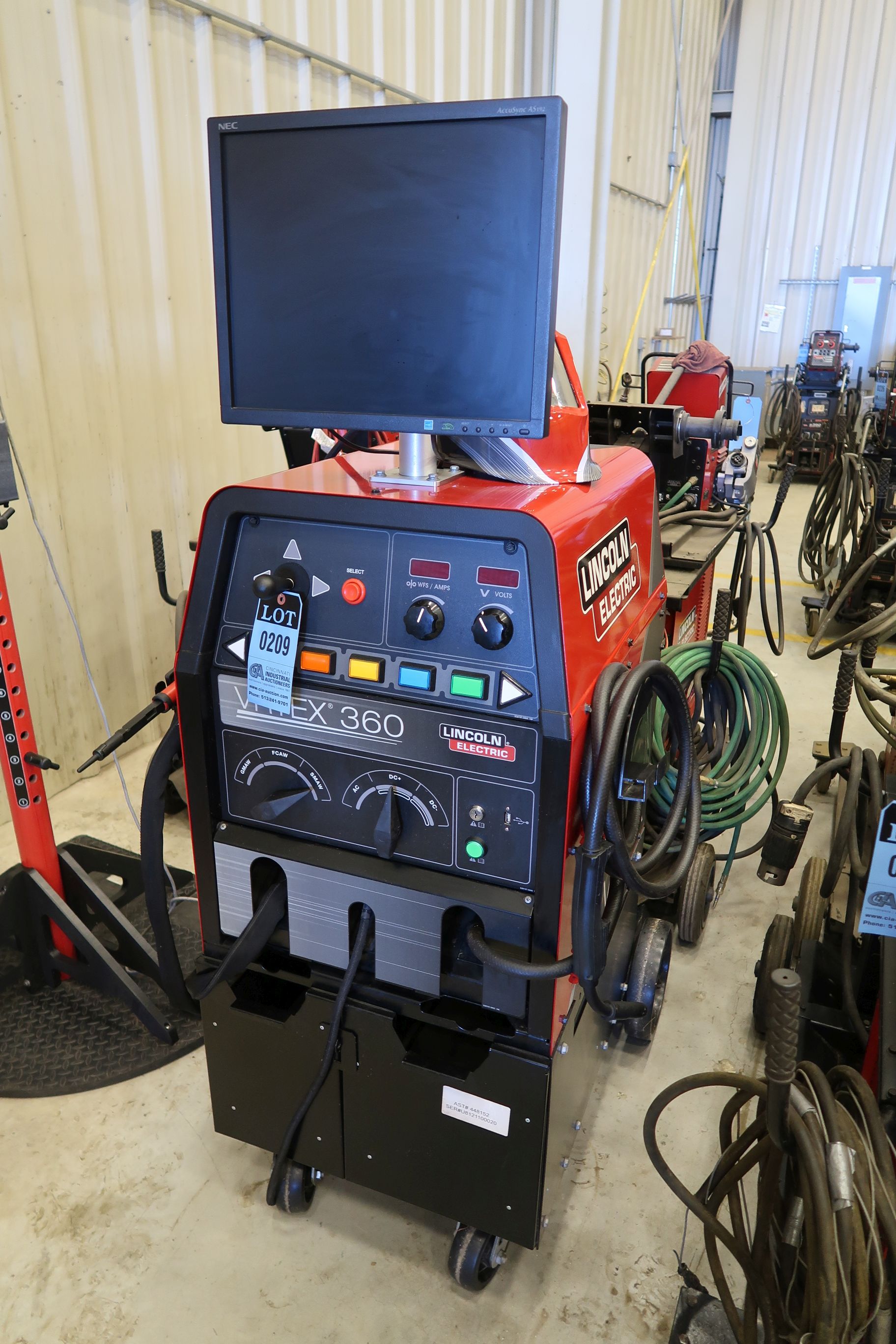 LINCOLN ELECTRIC VRTEX 360 VIRTUAL REALITY ARC WELDING TRAINING MACHINE ...