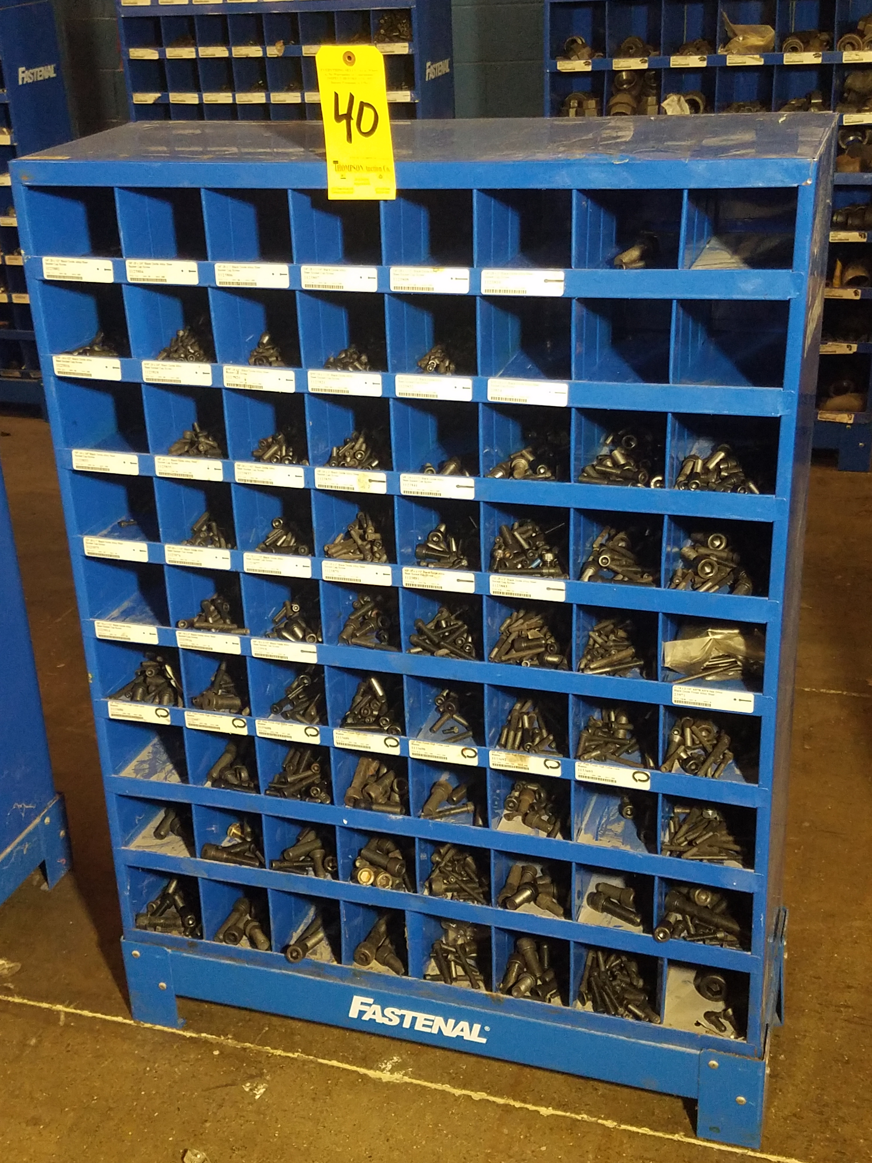 Fastenal Hardware and Fittings Bin and Contents