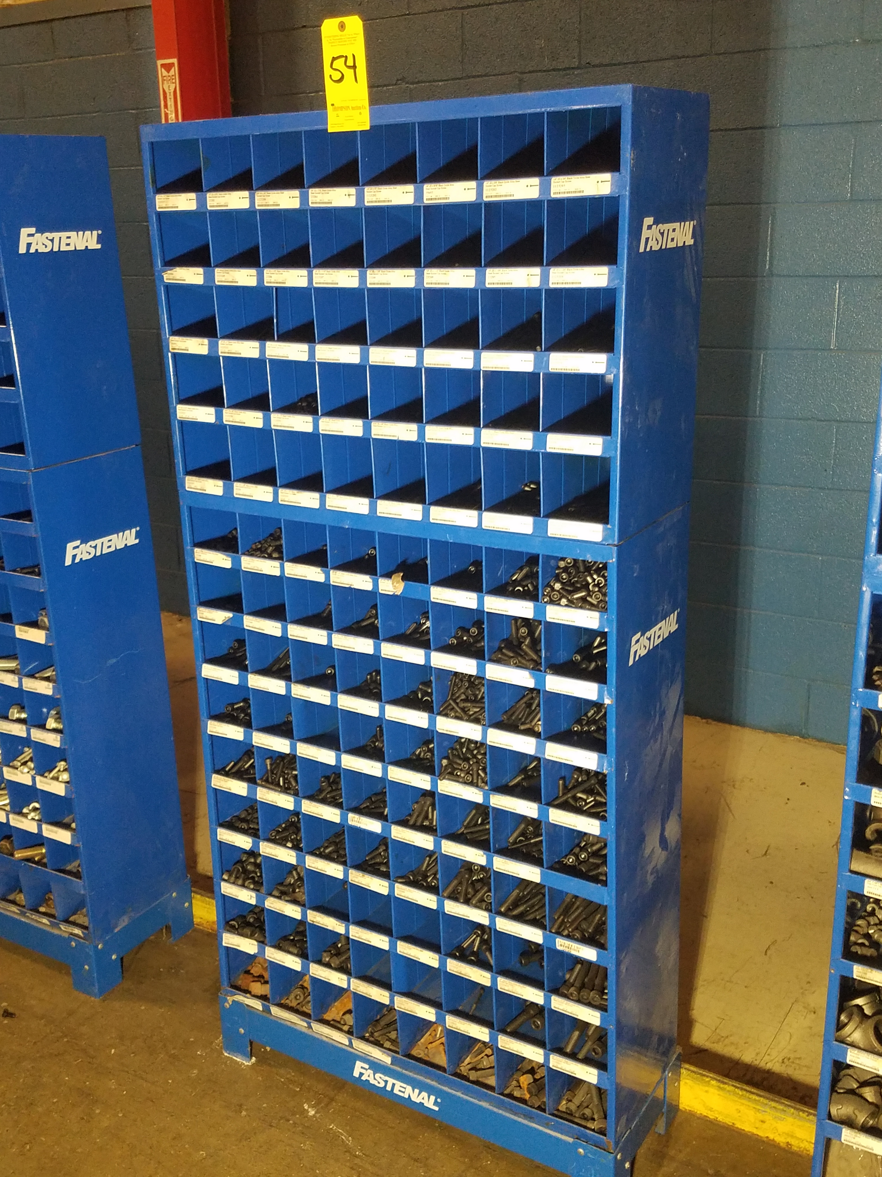 Fastenal Hardware and Fittings Bin and Contents
