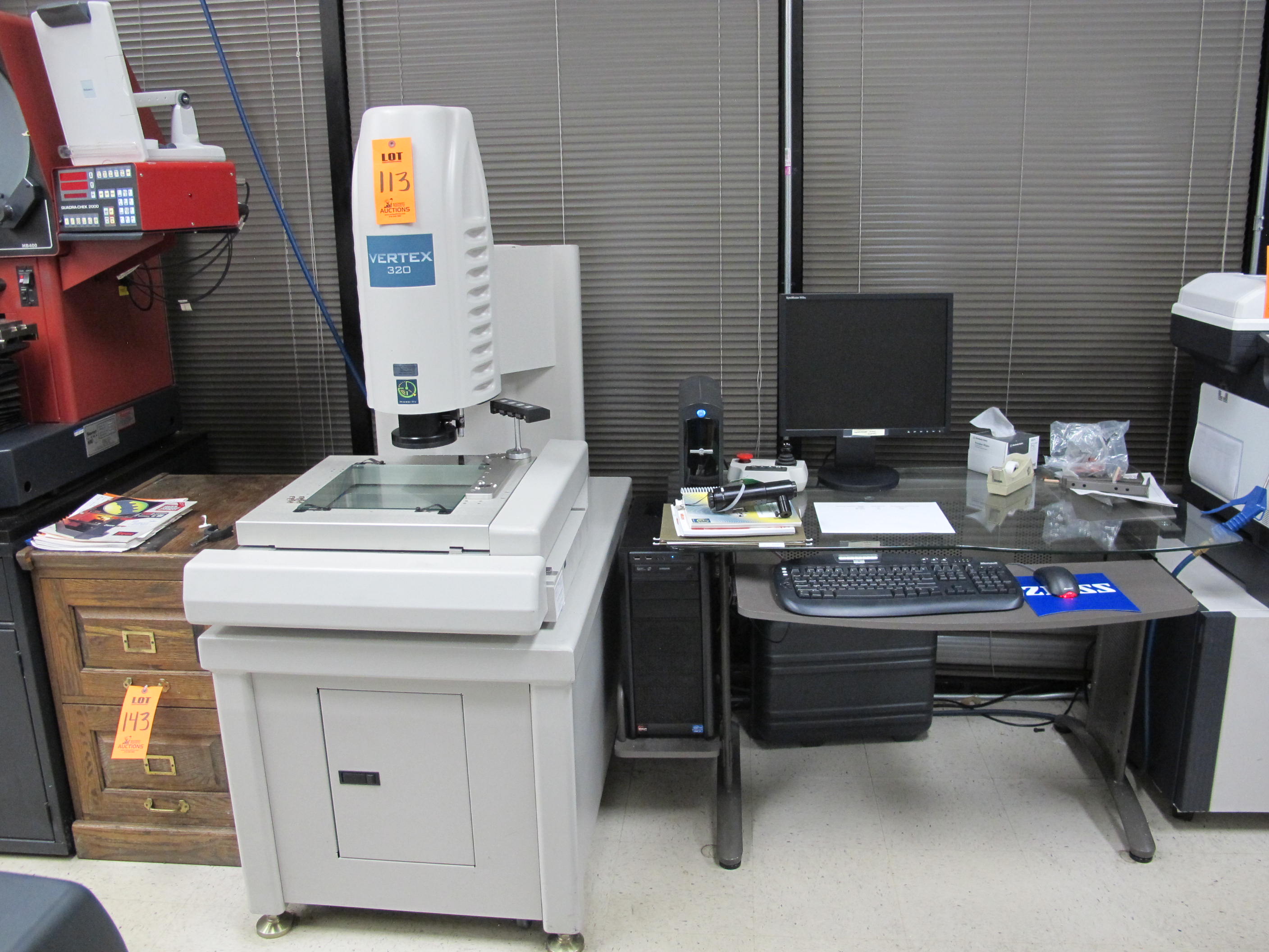 2006 MICRO-VU MODEL- VERTEX 320 PRECISION MEASURING CENTER AUTOMATED ...