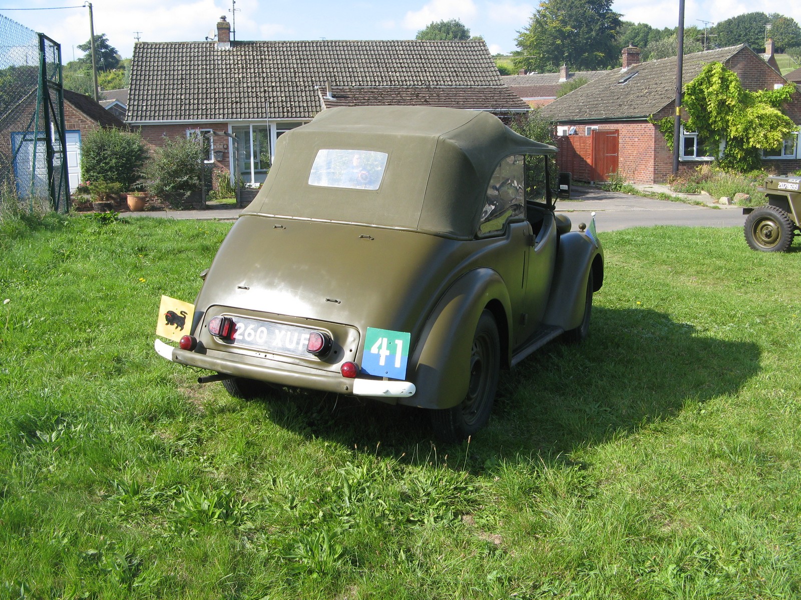 1939 Austin 8 AP 2 Seater Military Tourer Reg. no. 260 XUF Chassis no ...