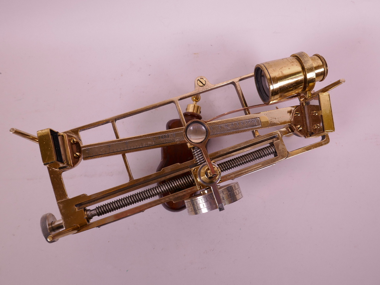 A 1941 U.S. Navy brass and gunmetal stadimeter by 'Schick Incorporated ...
