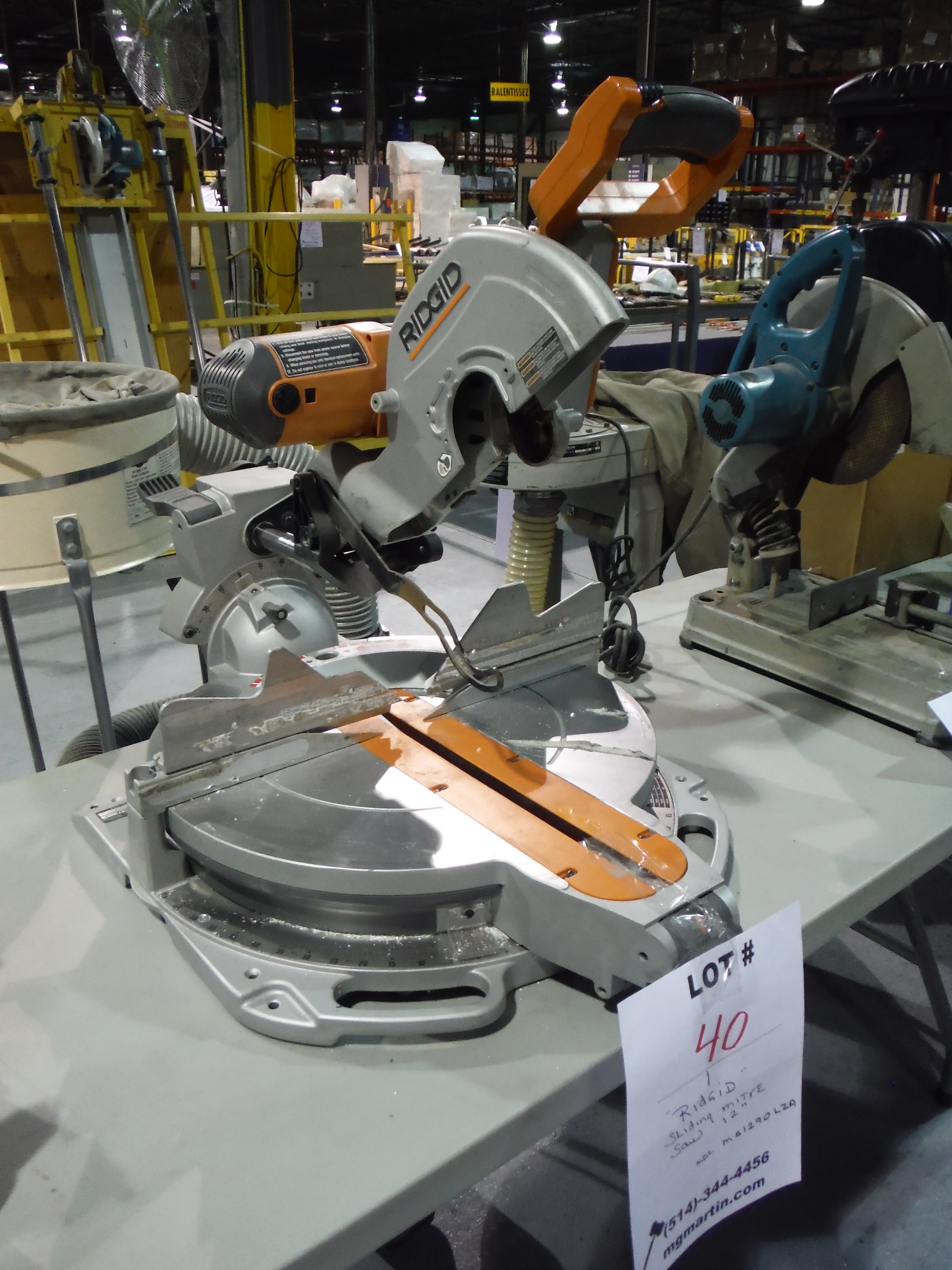 RIDGID 12" SLIDING MITER SAW MOD: MS1290LZA