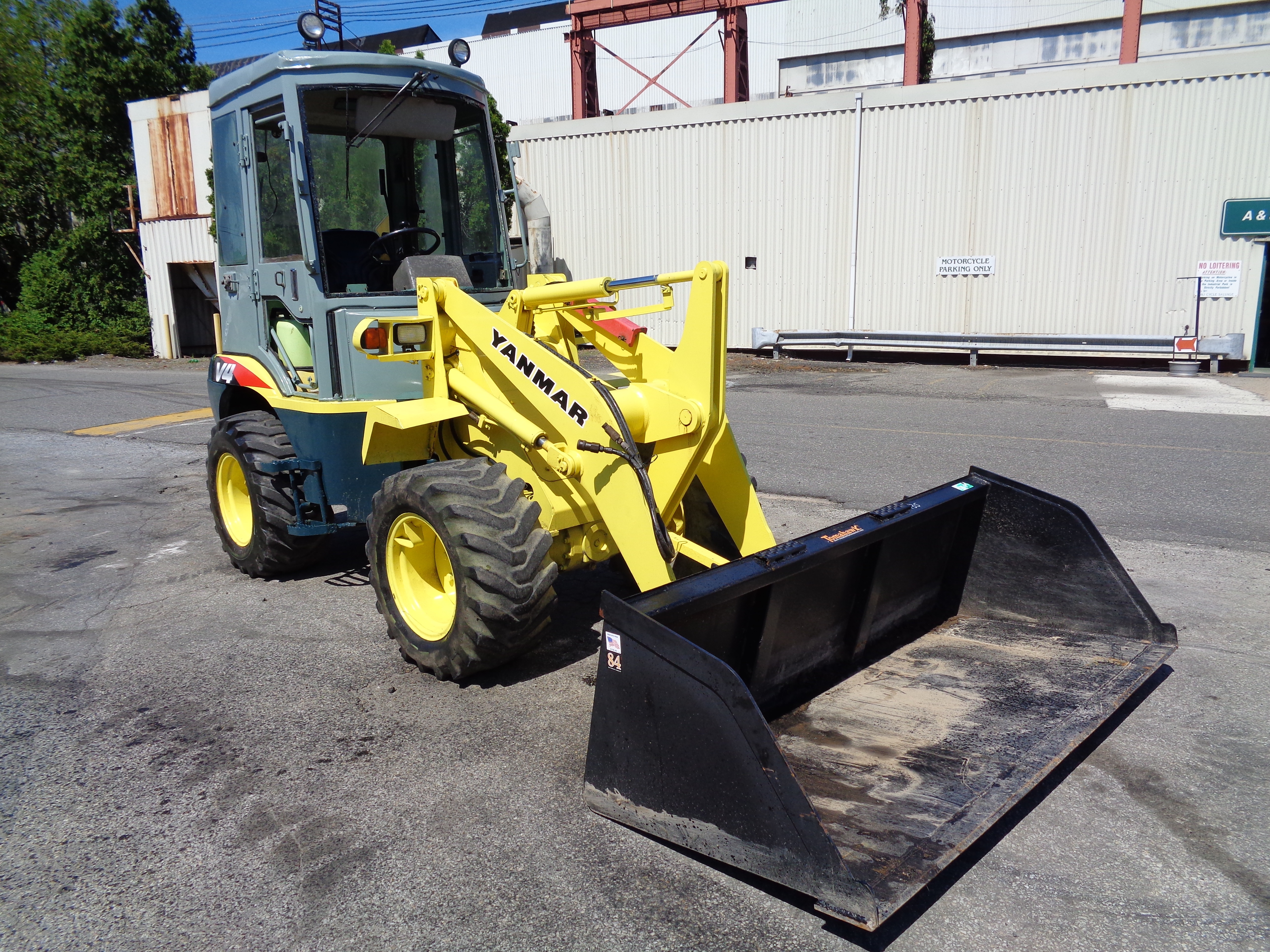Yanmar V4-5 Wheel Loader SN: 0073 Hours: 6190 Enclose Cab Aux Hyd ...