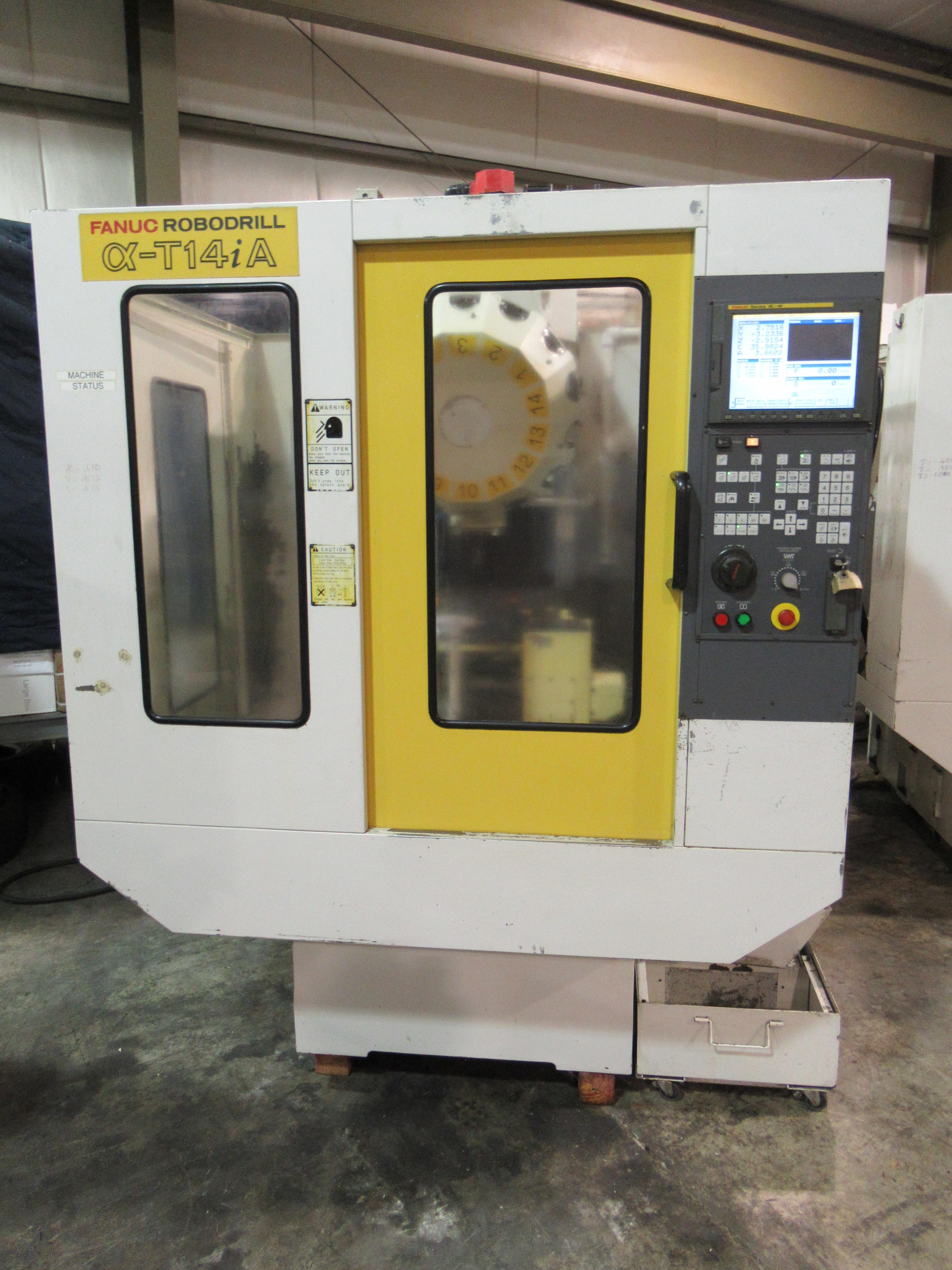 Fanuc Robodrill T14iA 5-Axis CNC Drill & Tap Center with Nikken 5AX-2MT ...