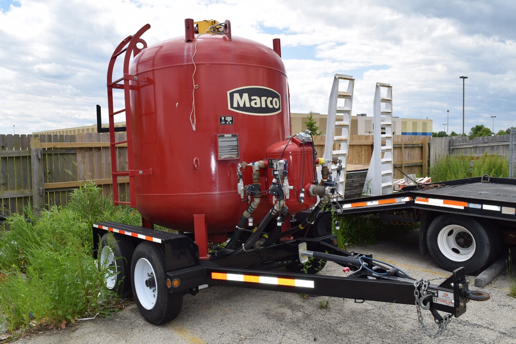 MARCO 160 CU. FT. BLASTMASTER V8734.2 PORTABLE ABRASIVE BLASTING POT S ...