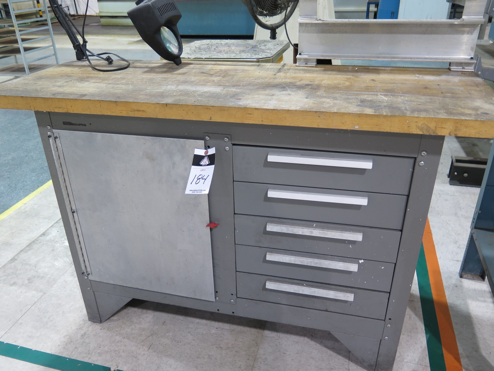 Kennedy 5-Drawer Maple-Top Work Bench