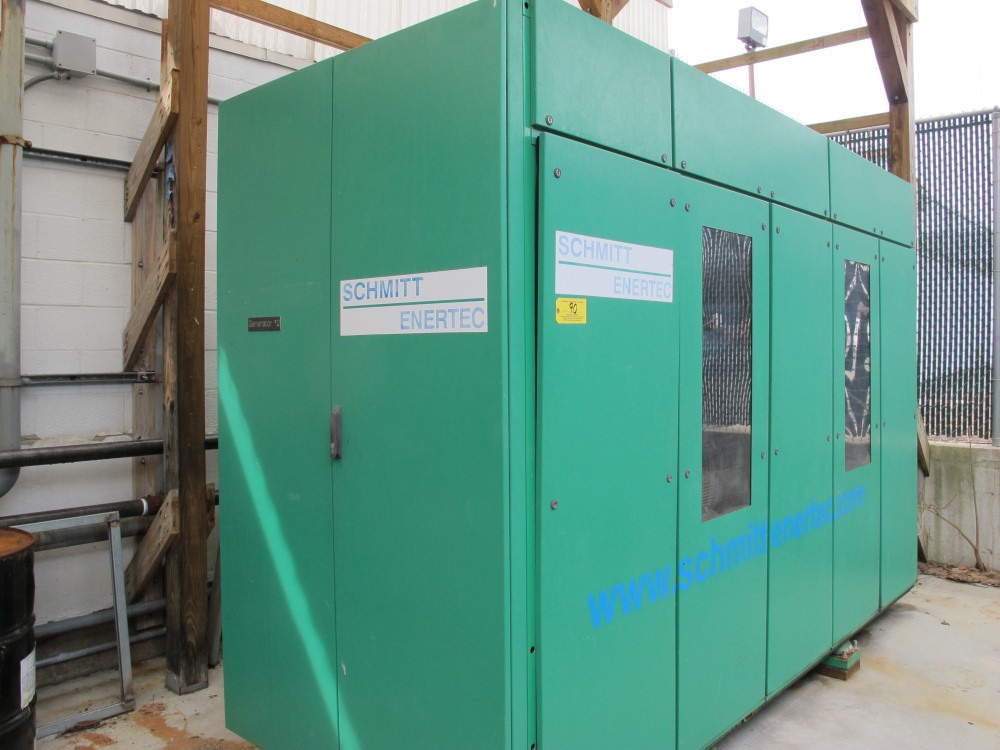 Schmitt Enertec 266 KW Gas Generator Model MB-266-GSKR (2007) S/N ...