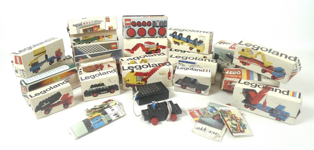 A quantity of early 1970s Lego, with eight sets complete with ...