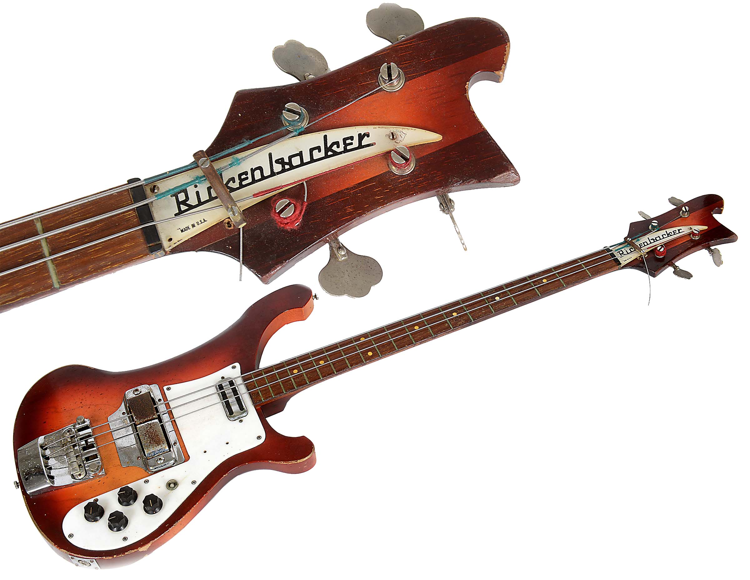 RICKENBACKER VINTAGE BASS GUITAR - 1964 a vintage Rickenbacker 4001 ...