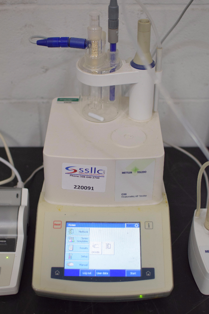 Mettler Toledo C20 Coulometric FK Titrator, Model: C20, SN:5130482485 ...