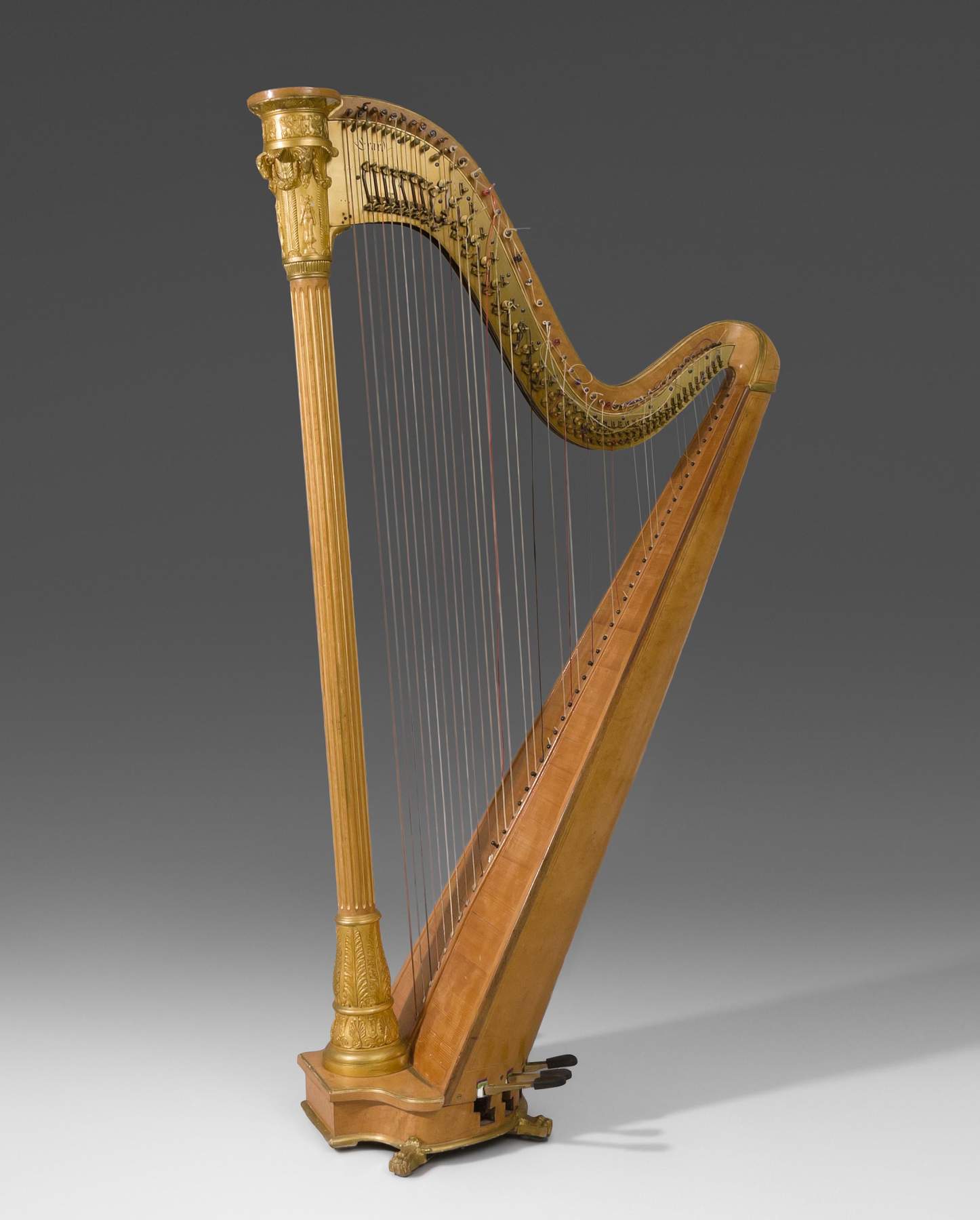 Harfe Sebastian Erard (1752 1831), Paris, um 1780/90. Bezeichnet ...